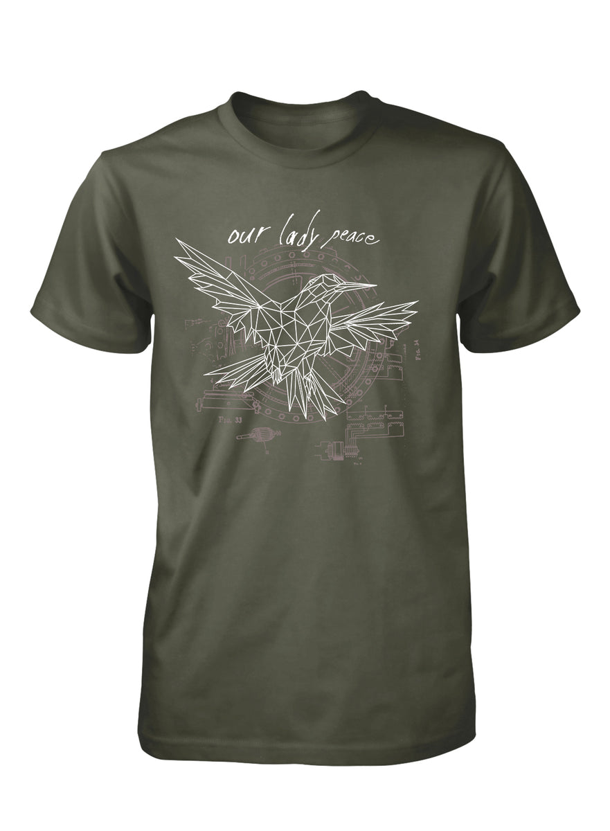 EVERGREEN BIRD T-SHIRT – Our Lady Peace Store